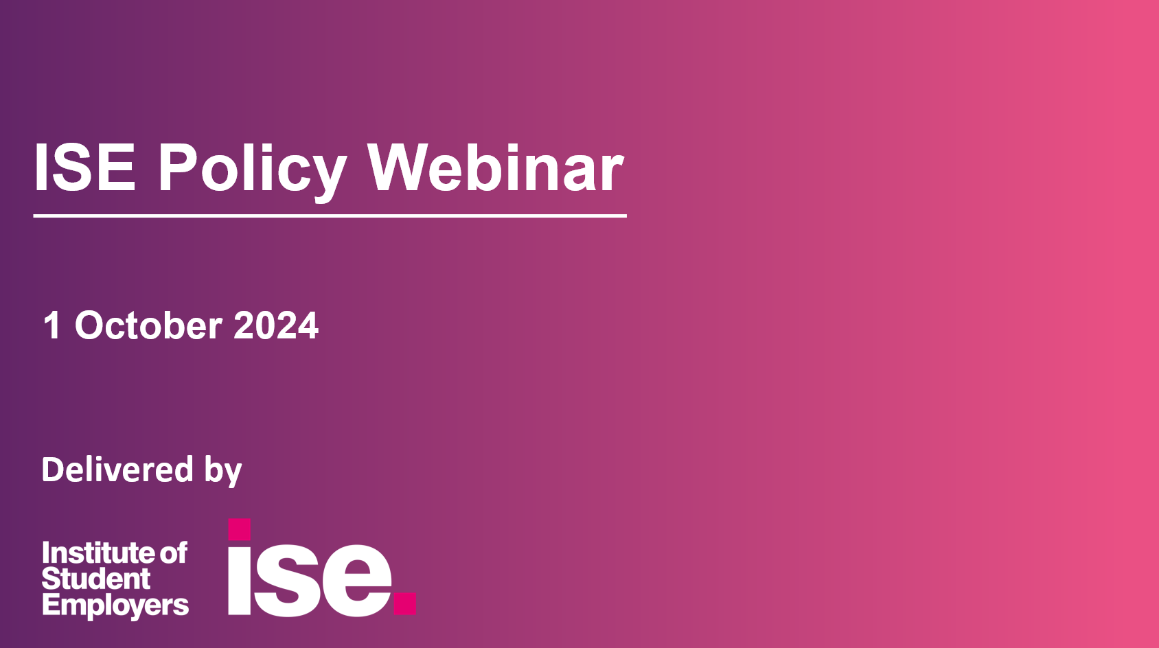 ISE: What does the government’s policy agenda mean for EC? | ISE